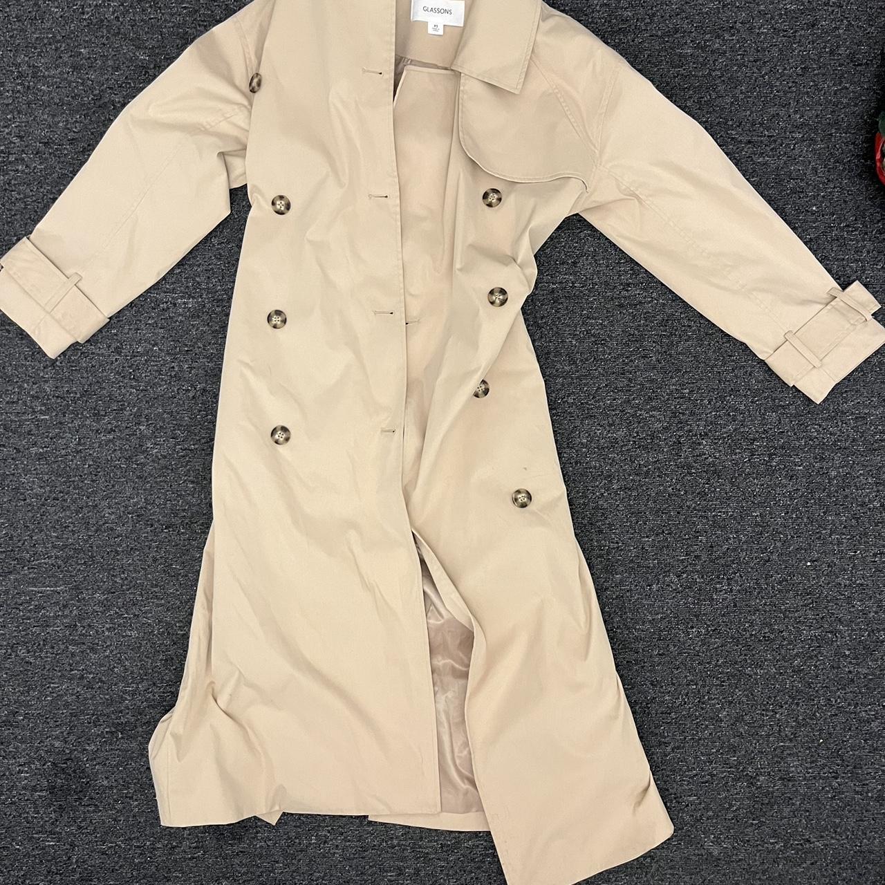 Glassons Trench Coat- XS Great Condition, rrp $99.99 - Depop