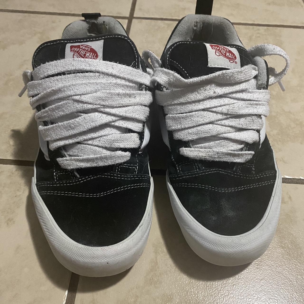 Knu Skool vans insole on right shoe are ripped and... | Depop