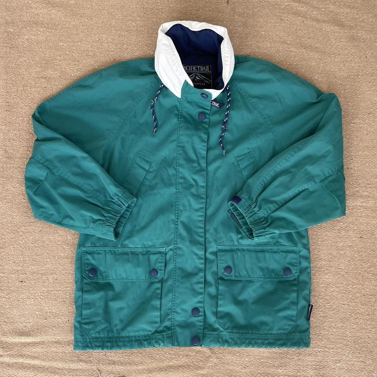 Vintage pacific trail jacket outerwear Has hood... | Depop