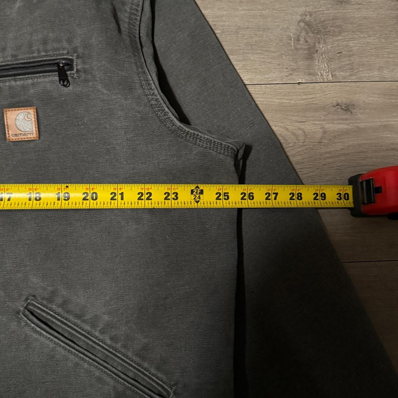 Vintage J97 GVL Carhartt Detroit Jacket Gray Men’s... | Depop