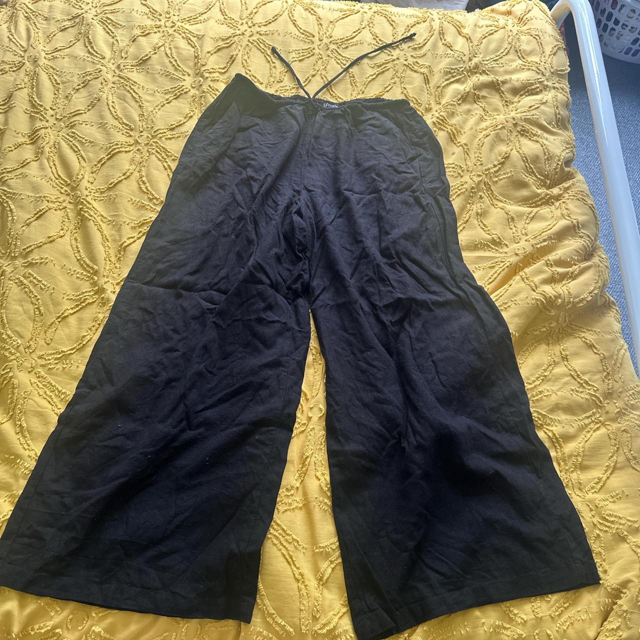 GHANDA linen pants - Depop