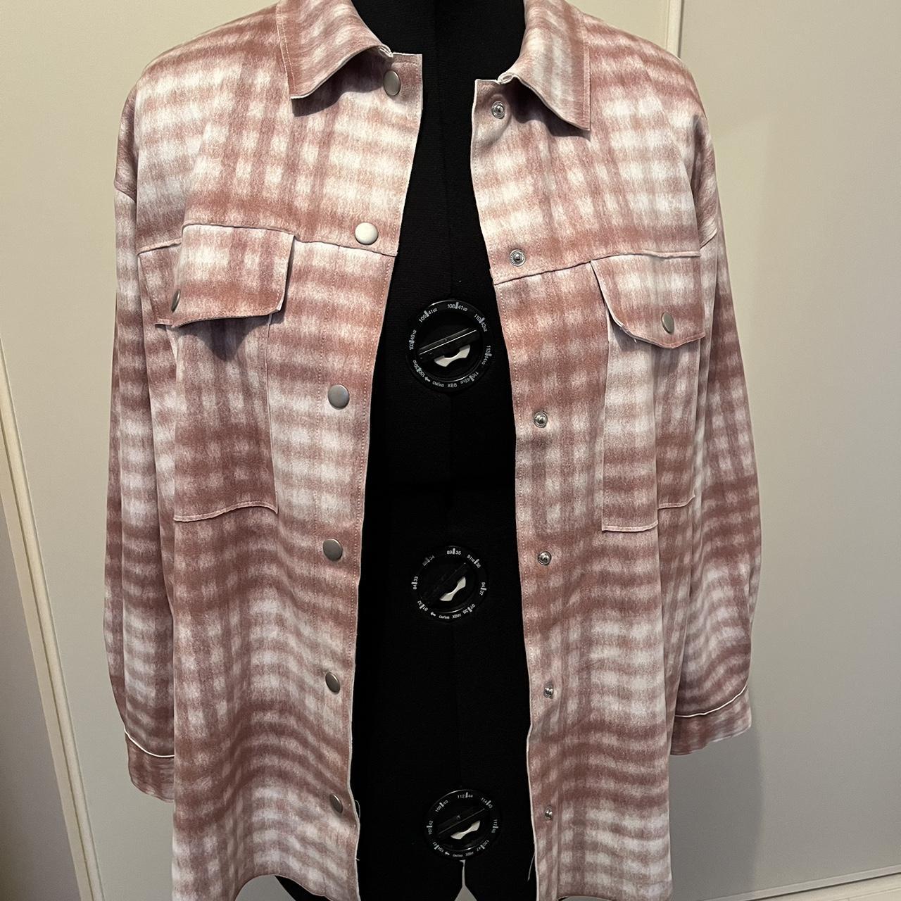 ZARA faux Suede Shacket / Check plaid shirt -... - Depop