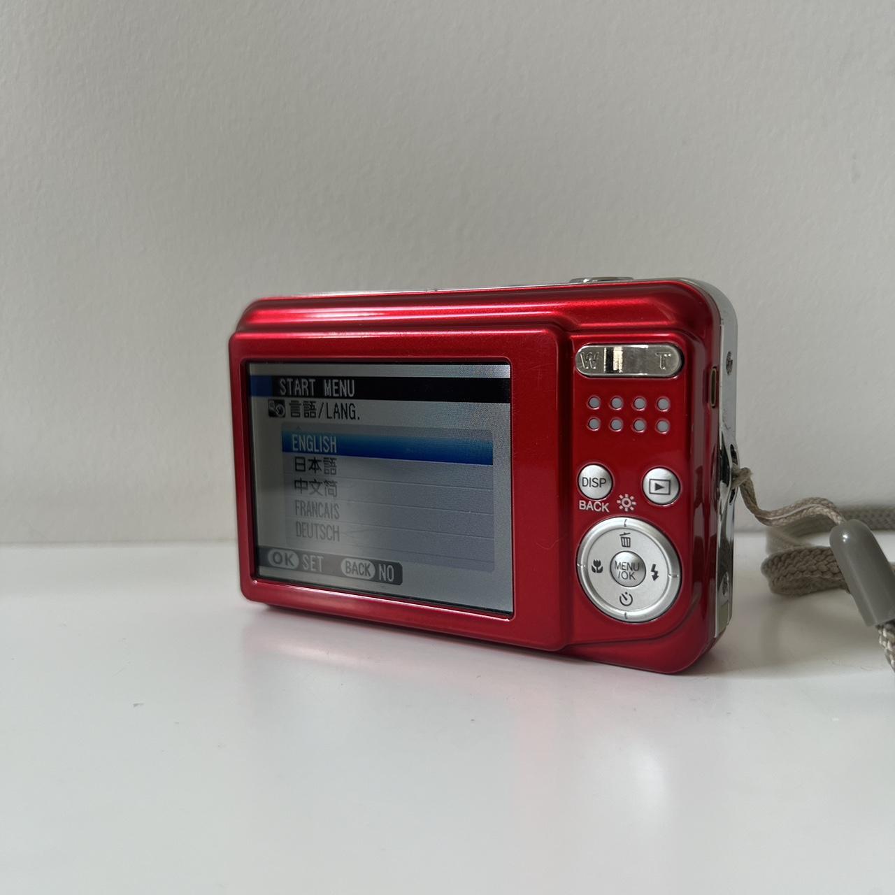 Fujifilm AV120 Digital Camera Red colour. Greats... - Depop