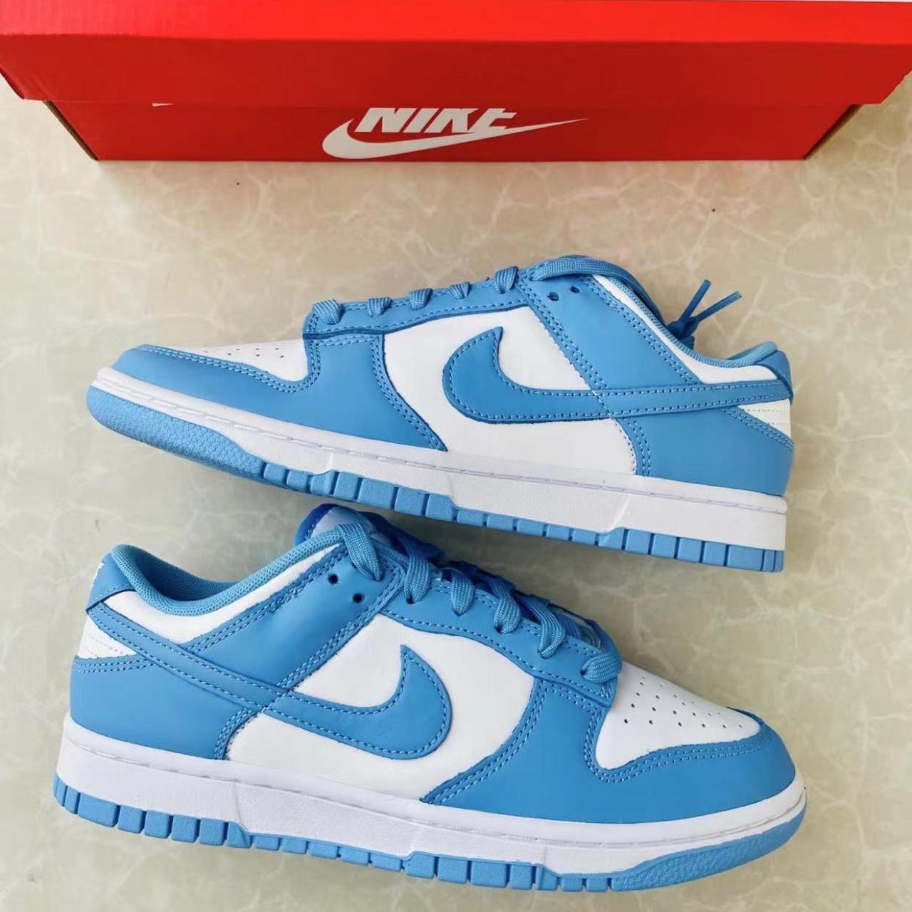 Nike Dunk Low University Blue Men's Sneakers, Size... - Depop