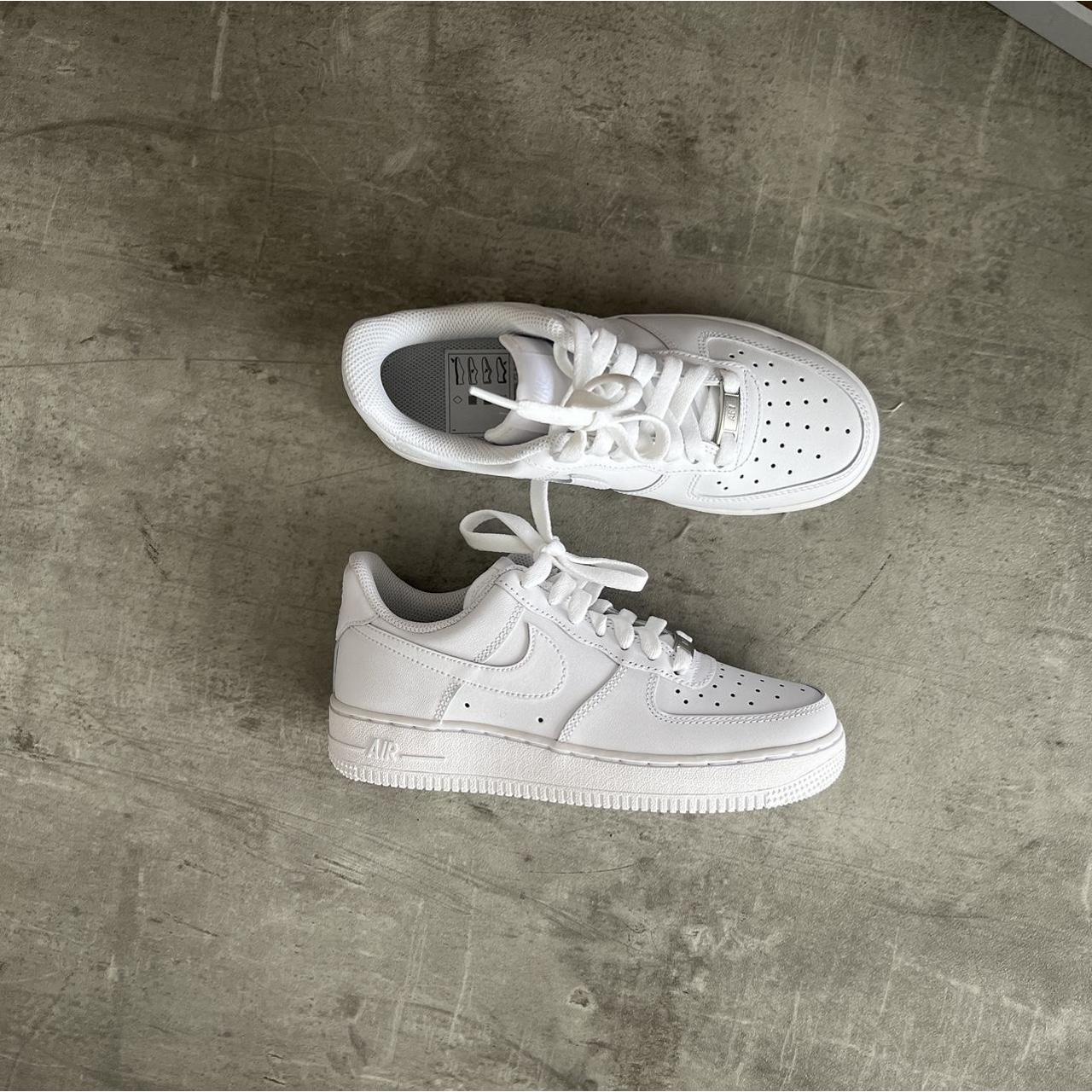 nike air force 1 af1 - all white - brand new in box - Depop