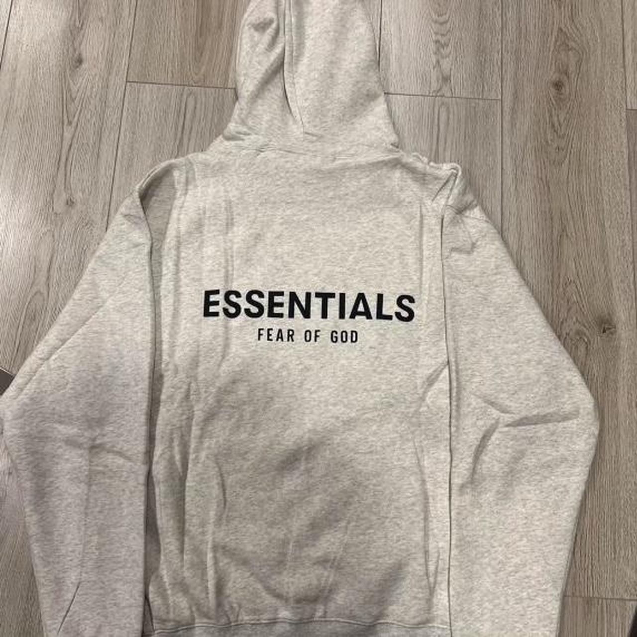 Essentials grey size small $100 brand new - Depop