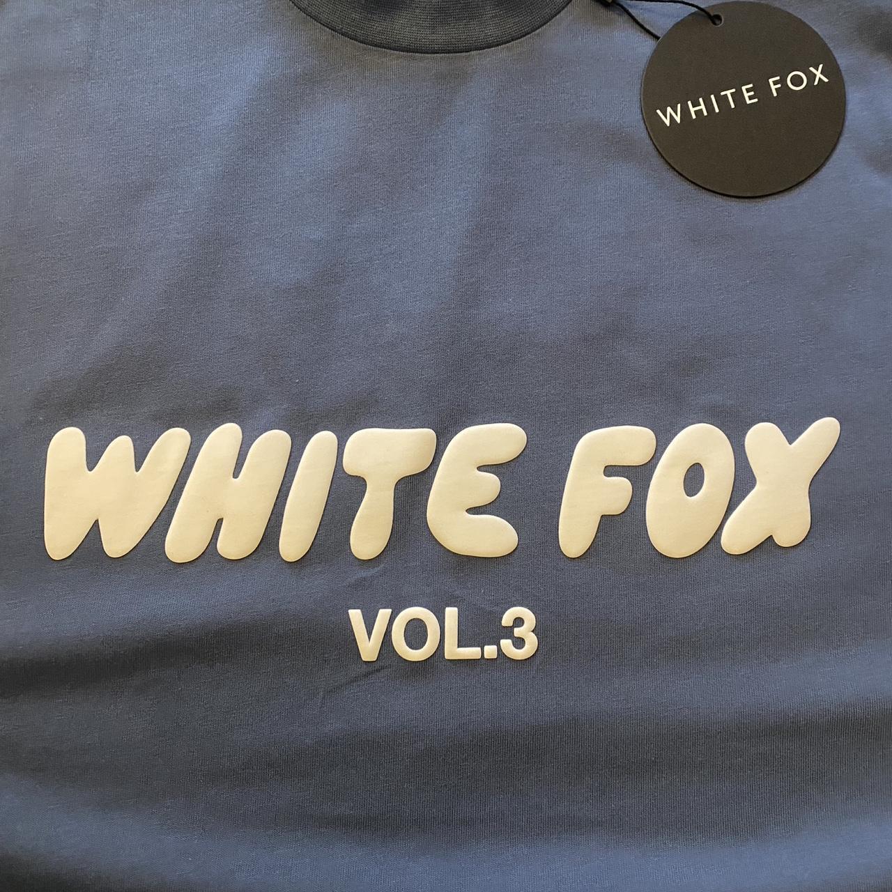 White Fox Vol. 3 blue cotton t-shirt Brand new size... | Depop