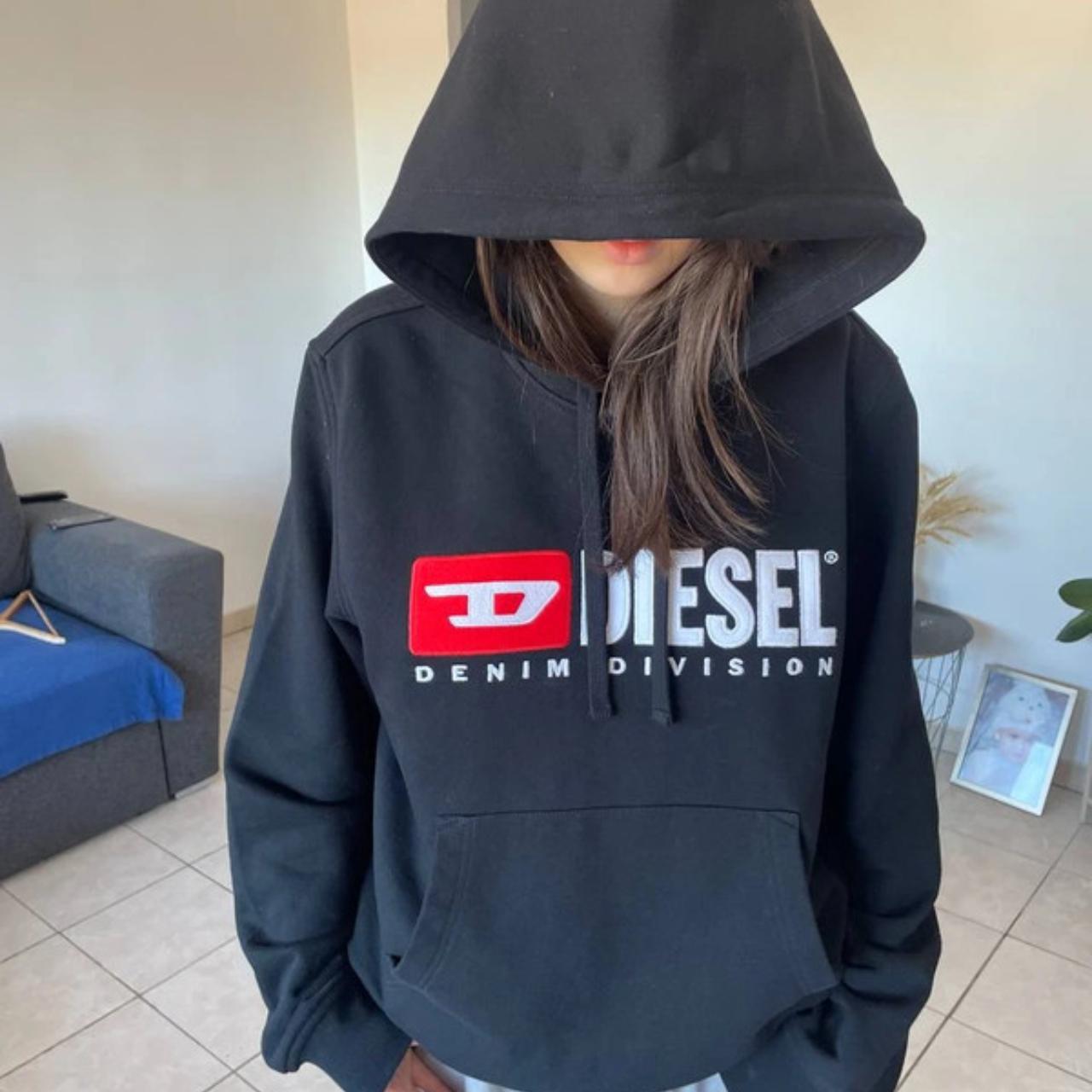 diesel hoodie Worn once, like new This hoodie is... - Depop