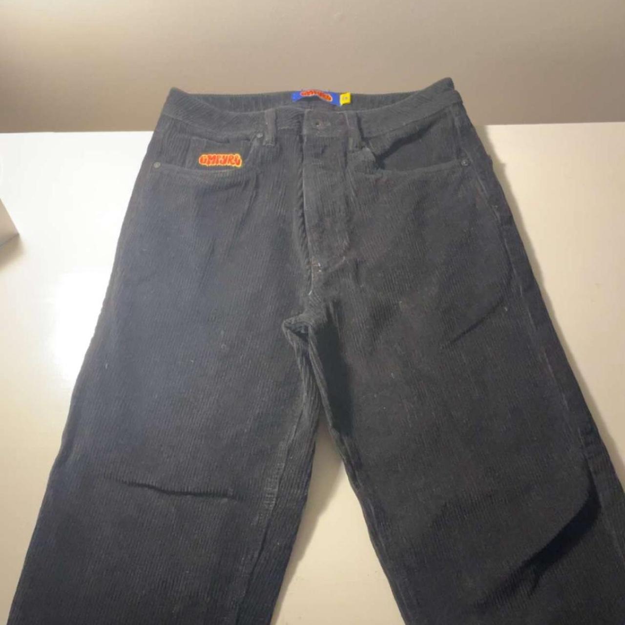 Black empire pants with a relaxed/baggy fit , 28’ - Depop