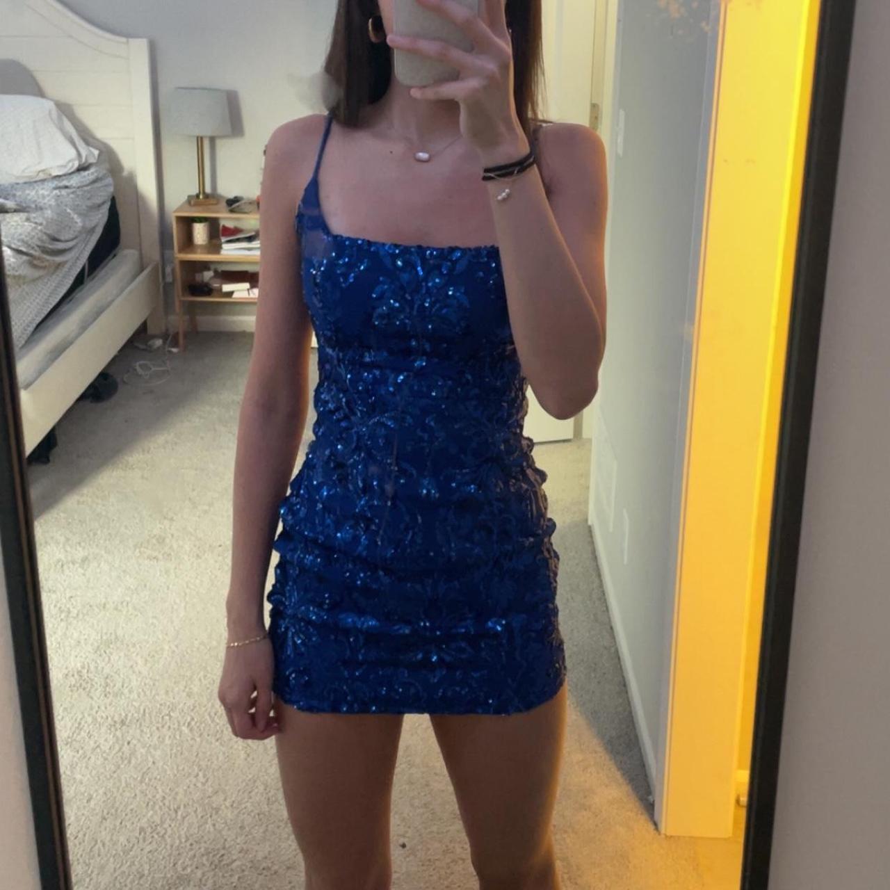 Sequined hoco dress From Windsor Good for... - Depop