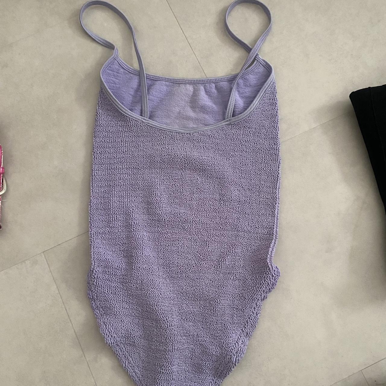 Hunza G lilac one piece swimsuit | Depop