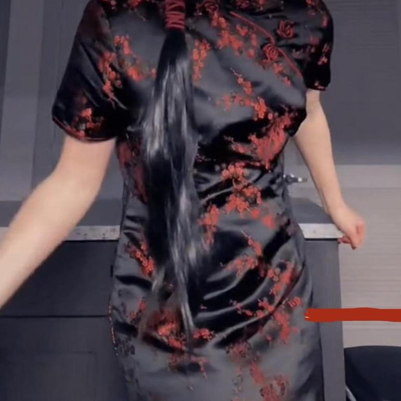 size XL (asian sizing) chinese style dress. worn... | Depop