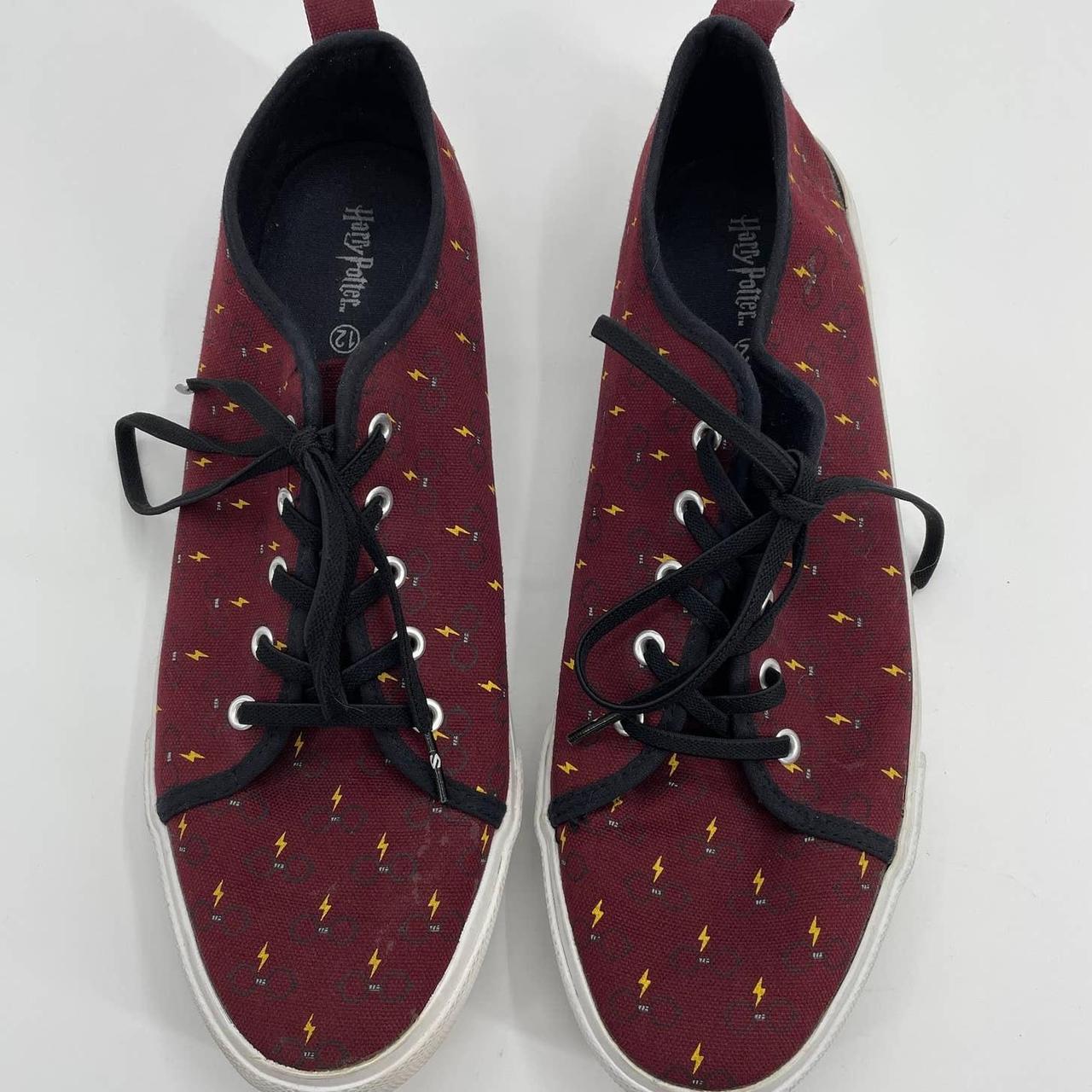 HARRY POTTER Low Top Canvas Lace Up Sneaker Shoe... - Depop