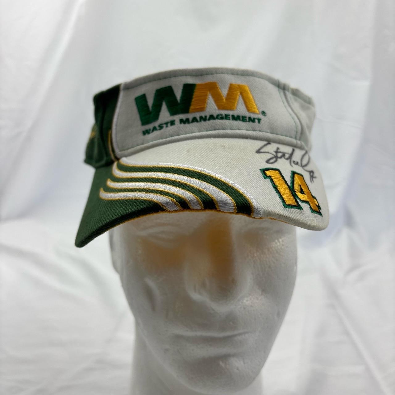Sports Design Waste Management Cap Green Gray NASCAR... | Depop