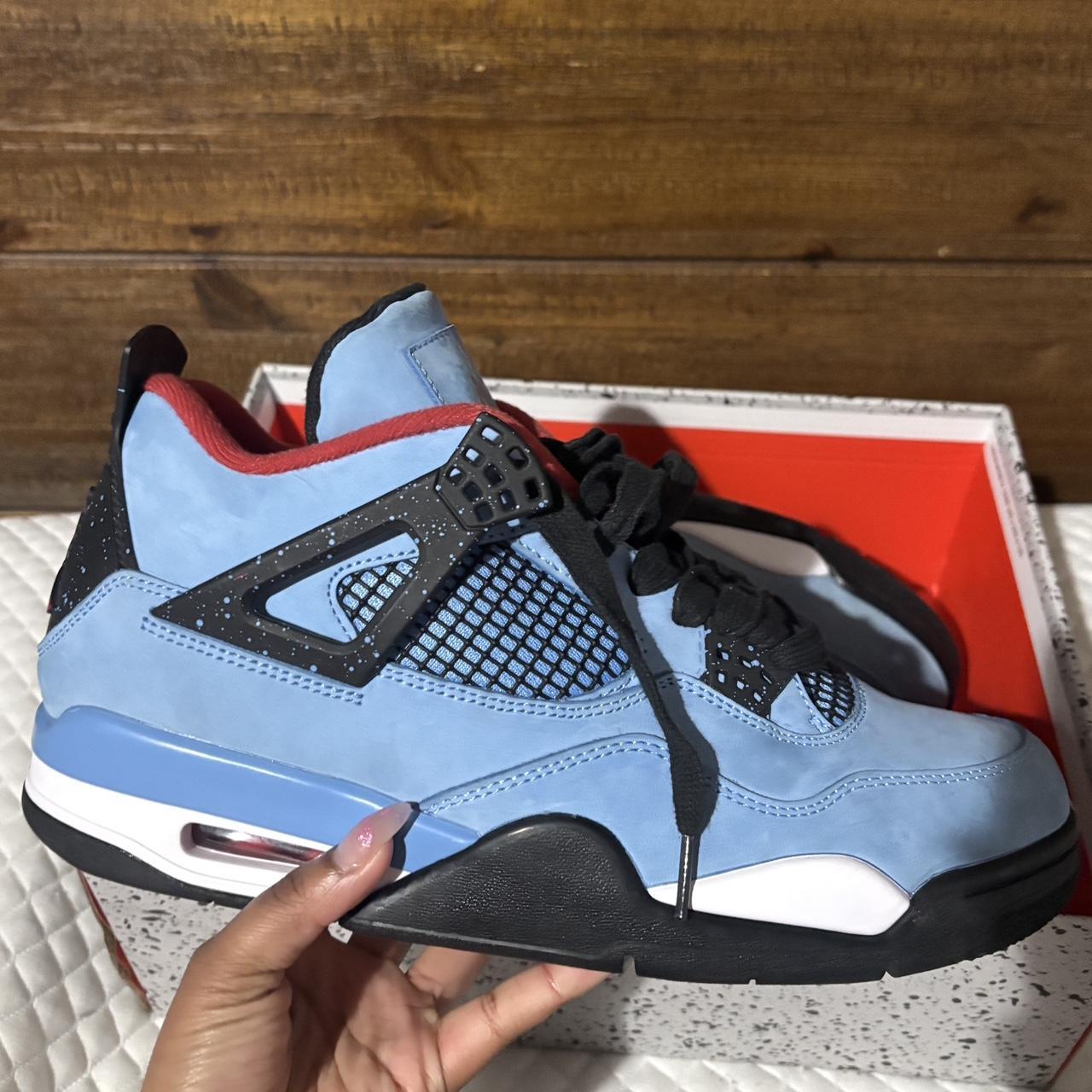 Travis Scott jordan 4s, worn twice #jordans... | Depop