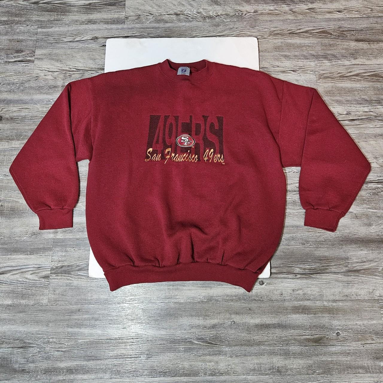 Logo 7 Vintage San Francisco 49ers Crew Neck Sweater... - Depop