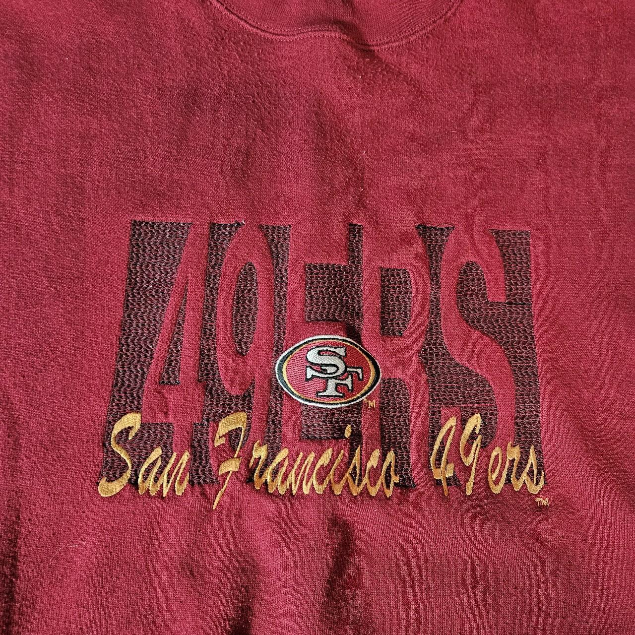 Logo 7 Vintage San Francisco 49ers Crew Neck Sweater... - Depop