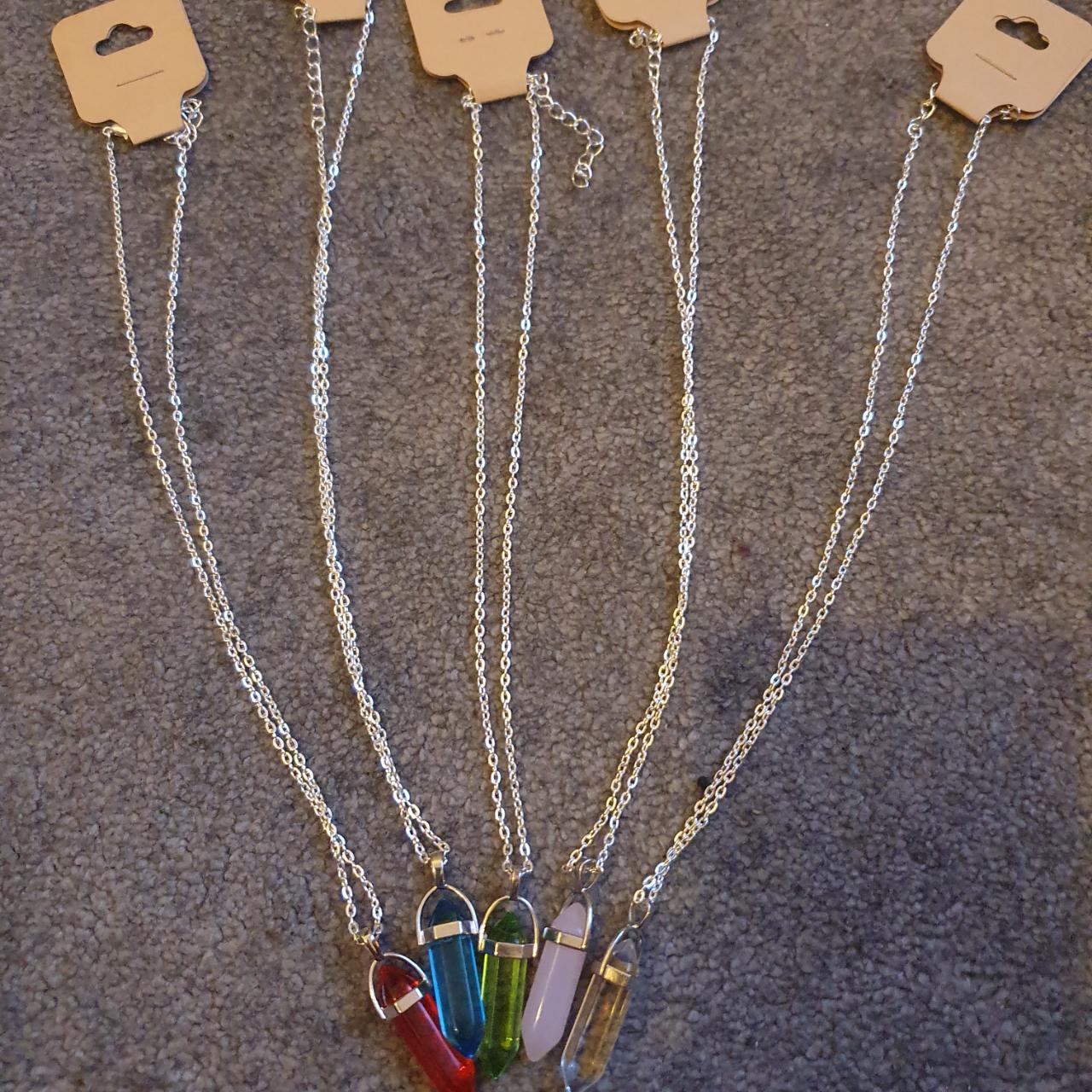 new packaged necklaces -- 2.50 great gift and can... - Depop