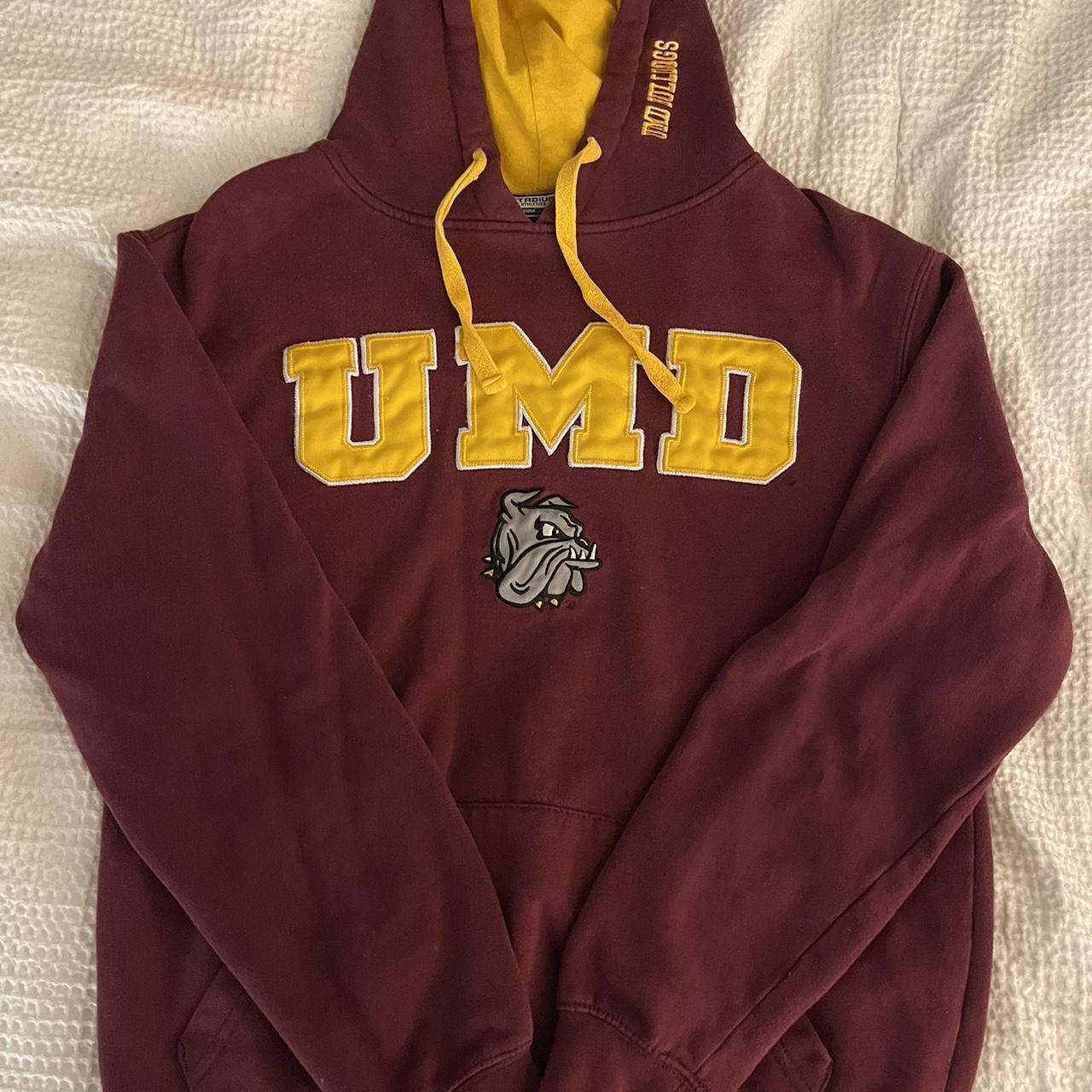umd stadium athletics hoodie, size small - Depop