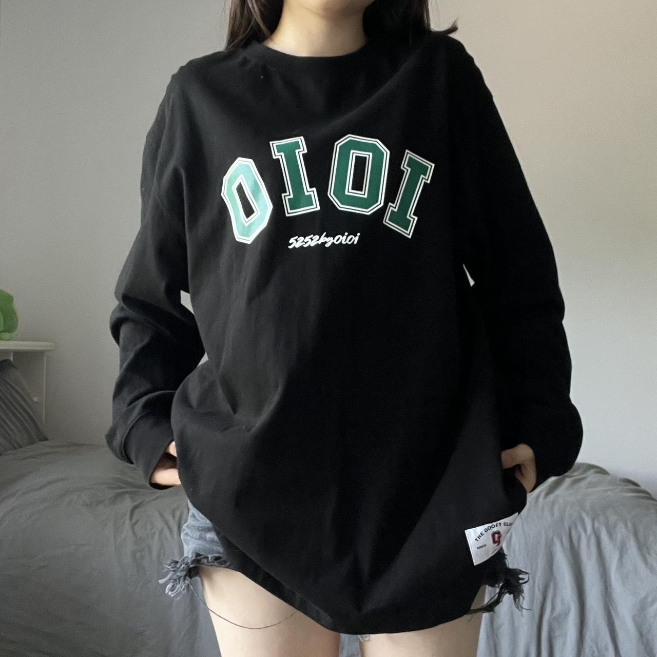 OiOi (famous korean brand) black long sleeve... - Depop