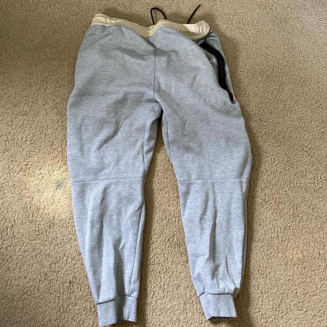 nike cream tech pants - Depop