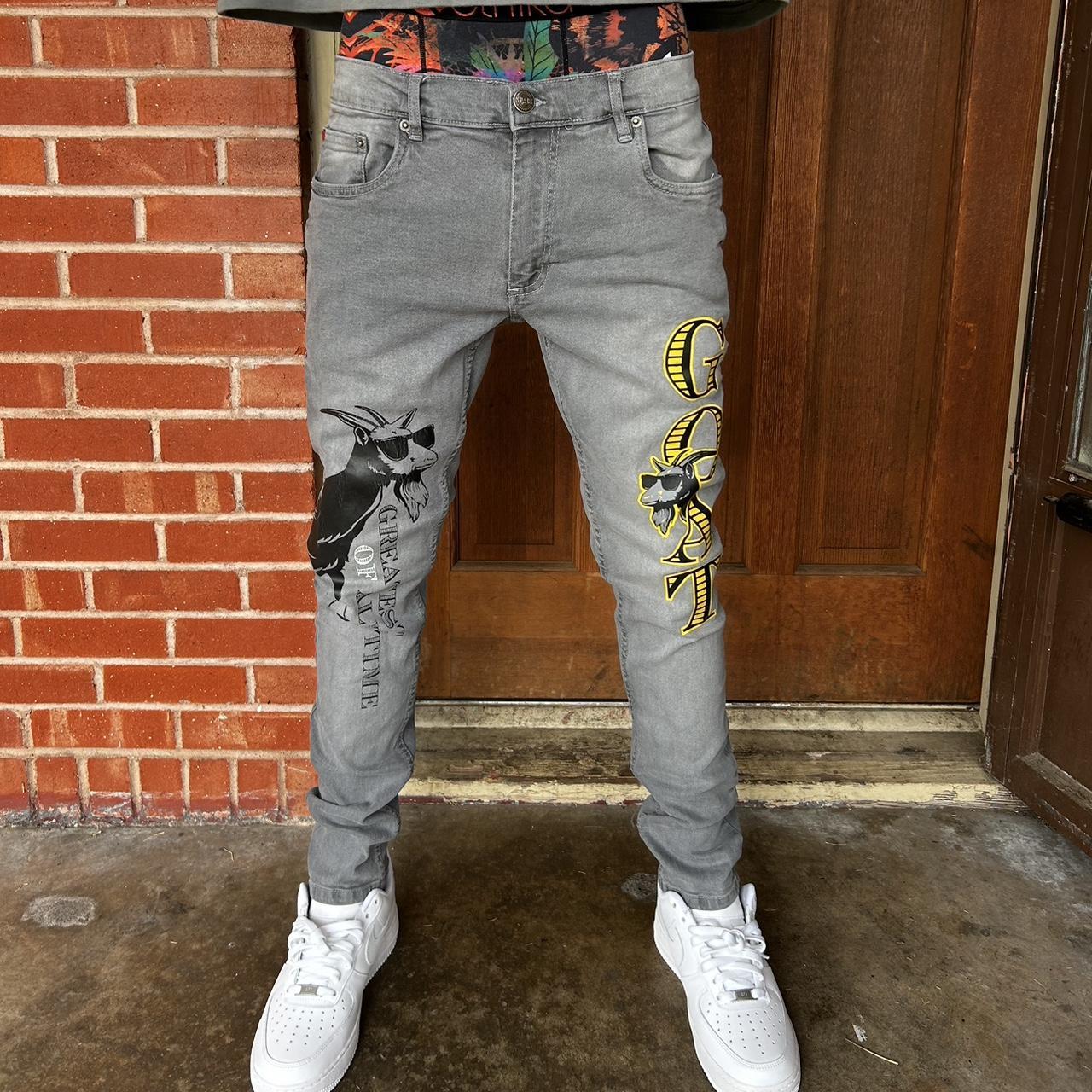 DESIGNED GOAT JEANS Well over excellent condition... - Depop