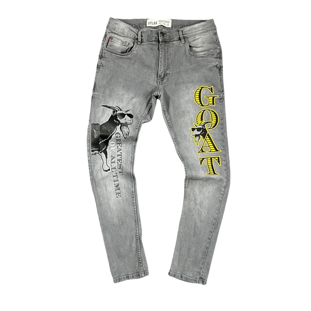 DESIGNED GOAT JEANS Well over excellent condition... - Depop