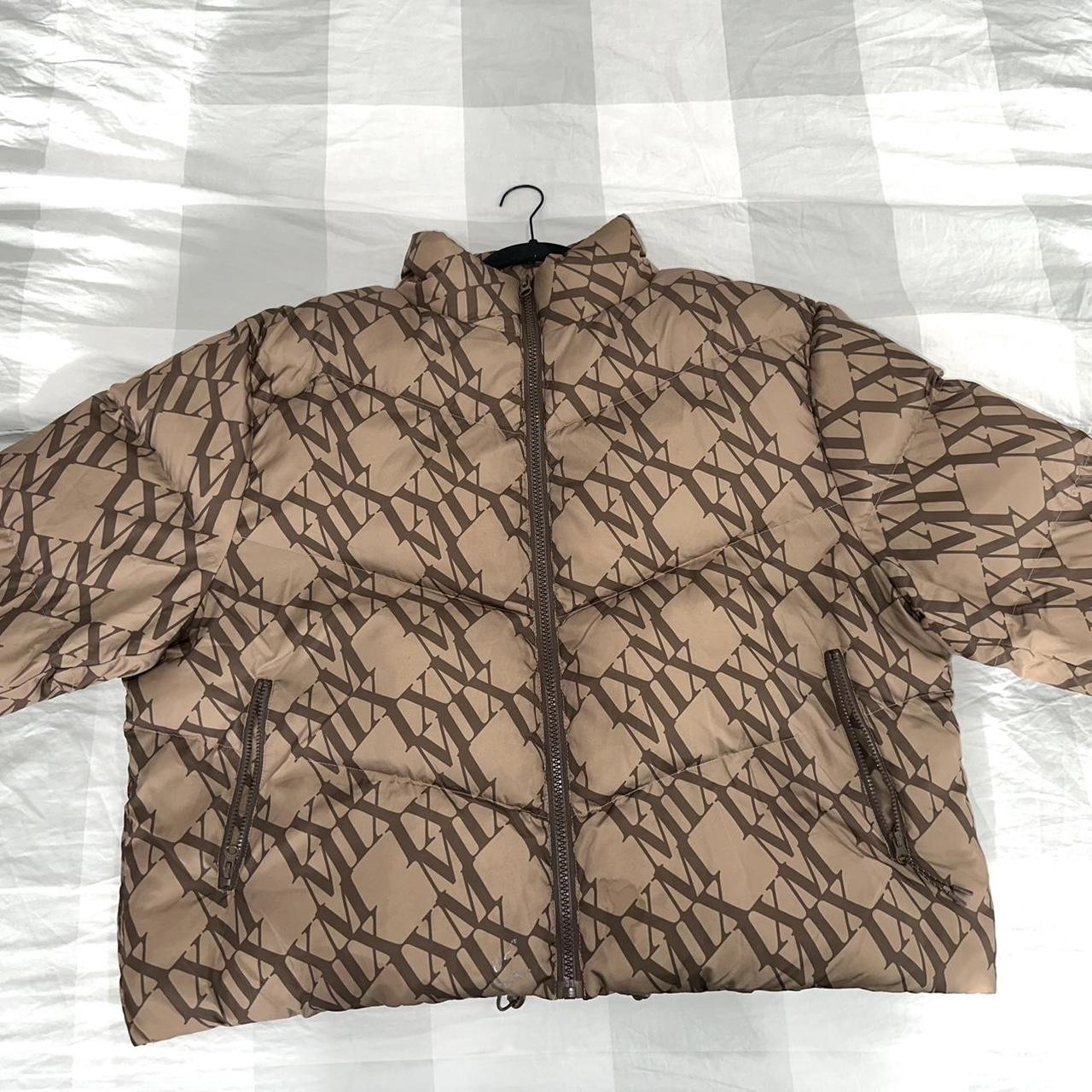 3XL Asos Monogram Puffer Jacket worn 3... - Depop
