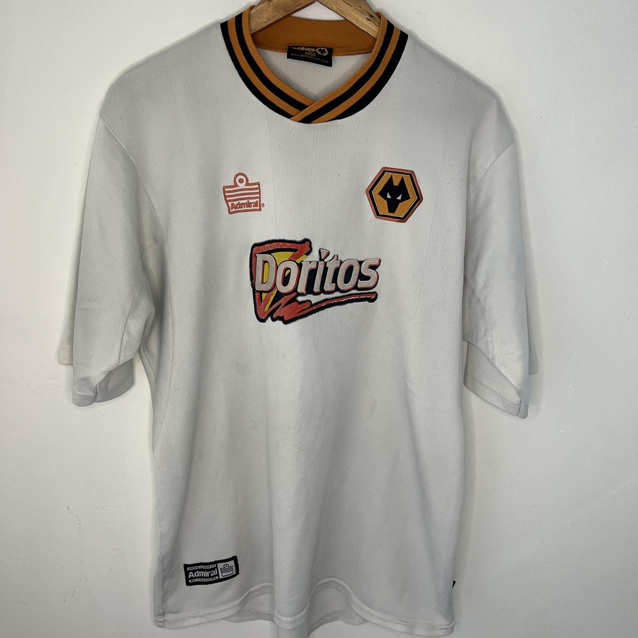 Wolverhampton Wanderers Doritos away Kit 2002 In... - Depop