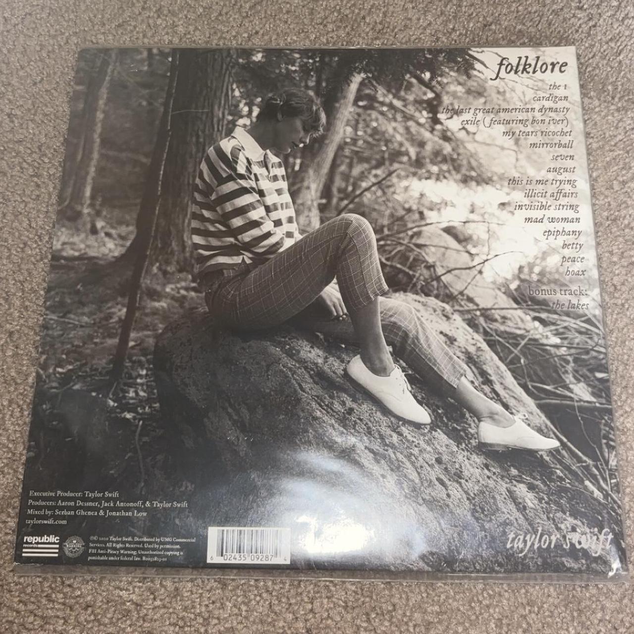 Taylor Swift Folklore Vinyl #music #taylor swift... - Depop