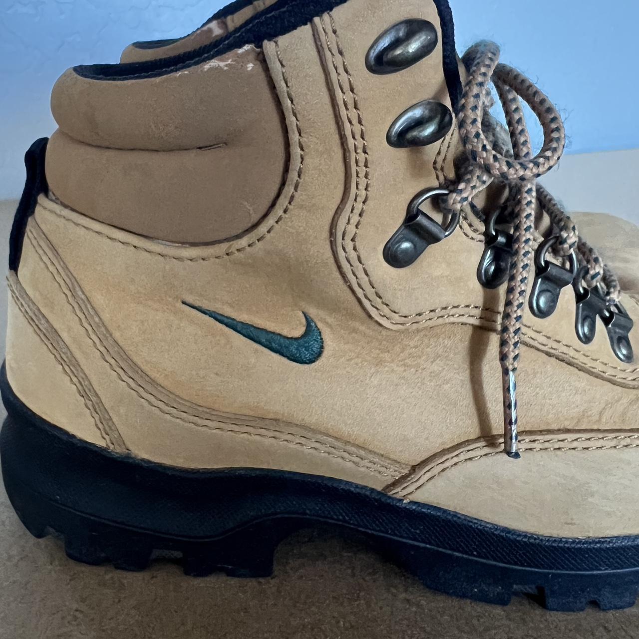Nike acg timberland boots size 8.5 in women’s runs... - Depop