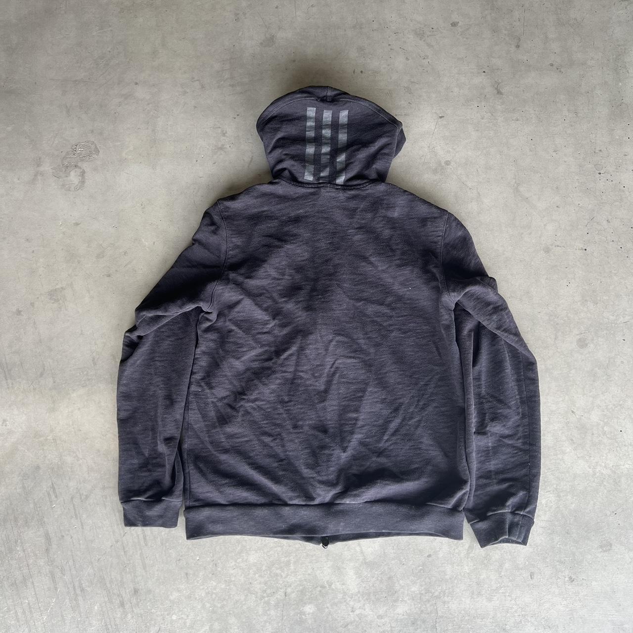Adidas uprising black zip up jacket Size M #adidas... - Depop