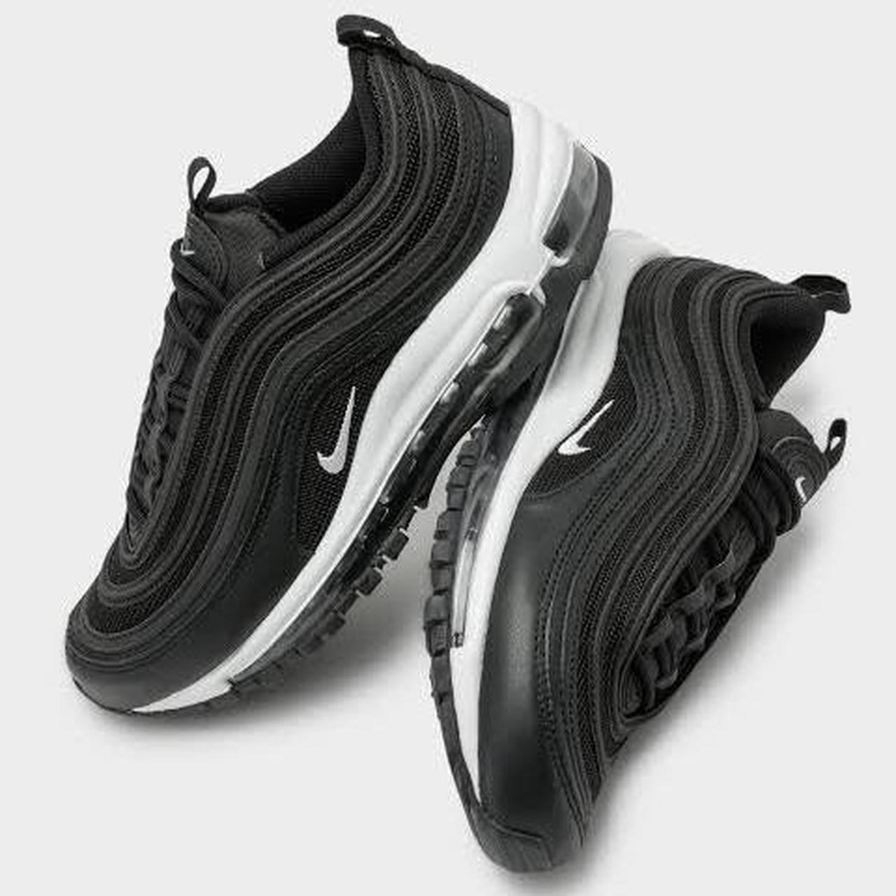 Nike - Women’s Air Max 97s Black & White 🖤🤍 US... - Depop