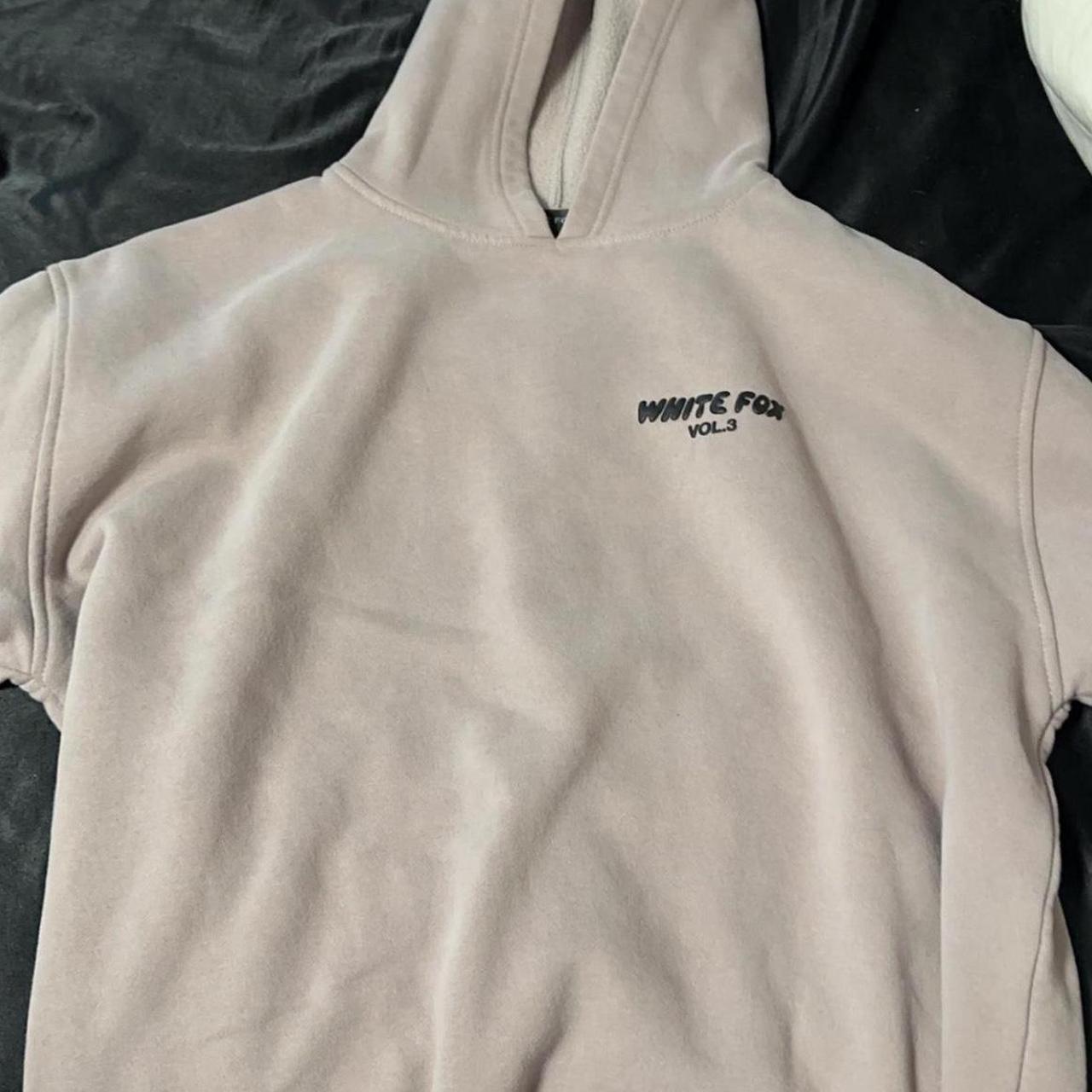 White Fox Vol. 3 hoodie in white and black - Depop