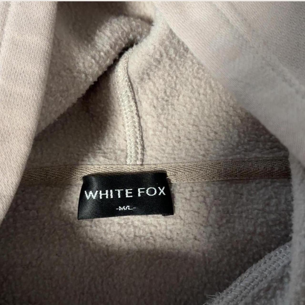 White Fox Vol. 3 hoodie in white and black - Depop