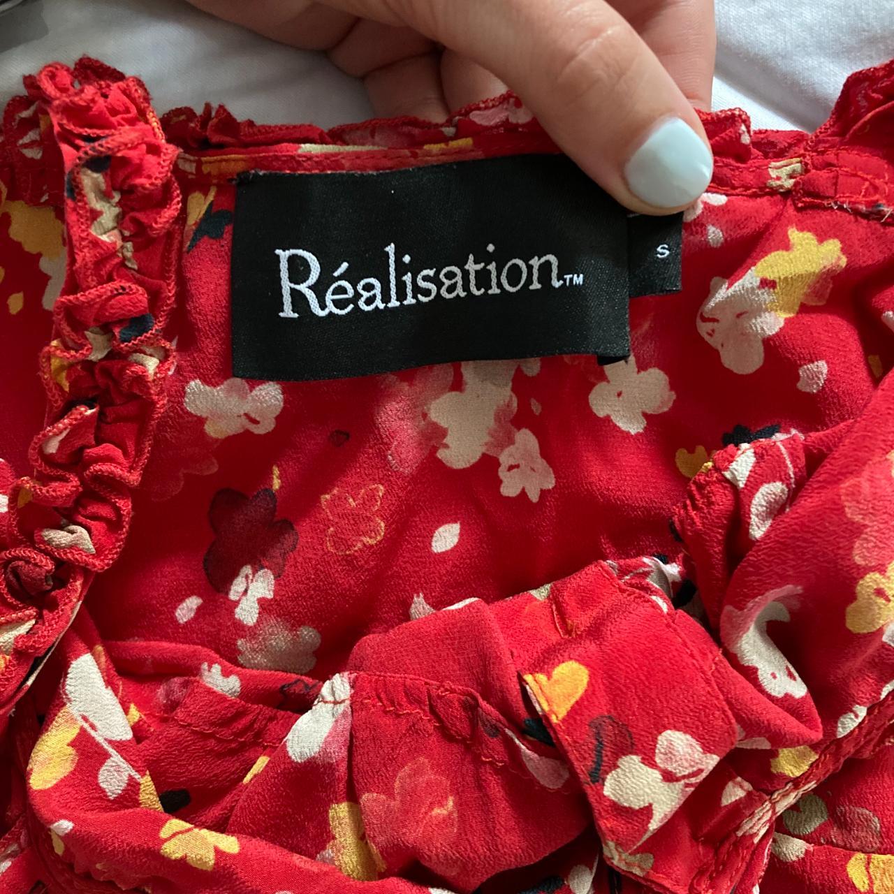 Realisation Par Julia Dress in Rouge Fleur Size... - Depop