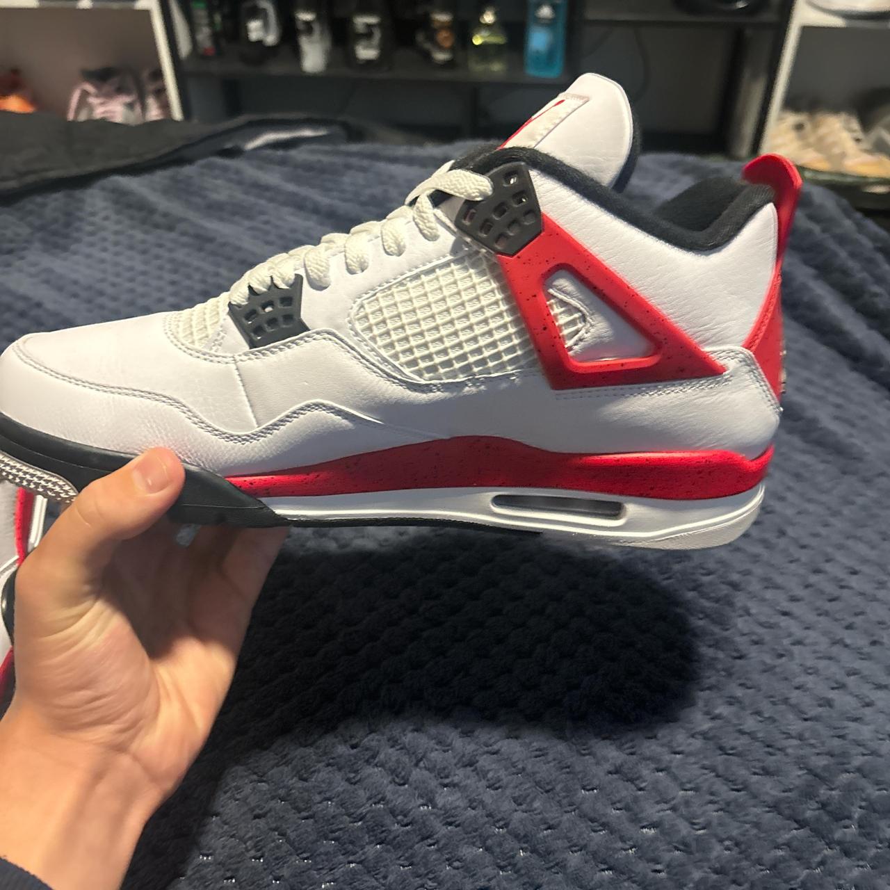Jordan 4 red cements Deadstock us 11 - Depop