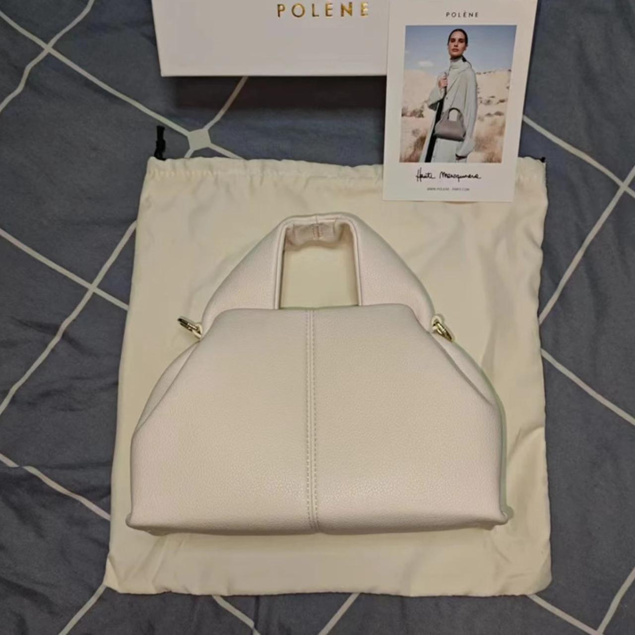 polene chalk white lunch bag size: 21*17*9 polene... - Depop