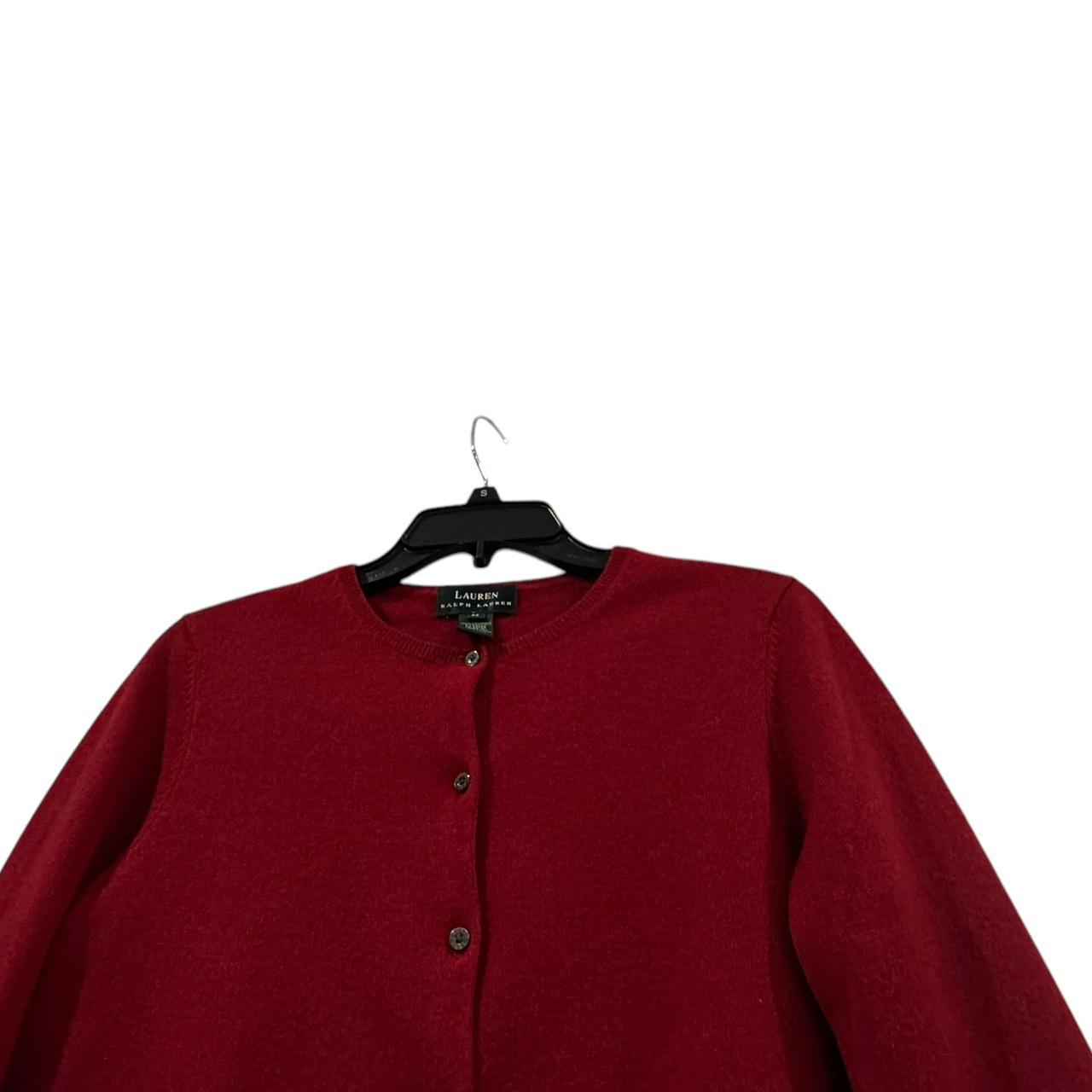 Women’s Ralph Lauren Deep Red Button Down 100%... | Depop