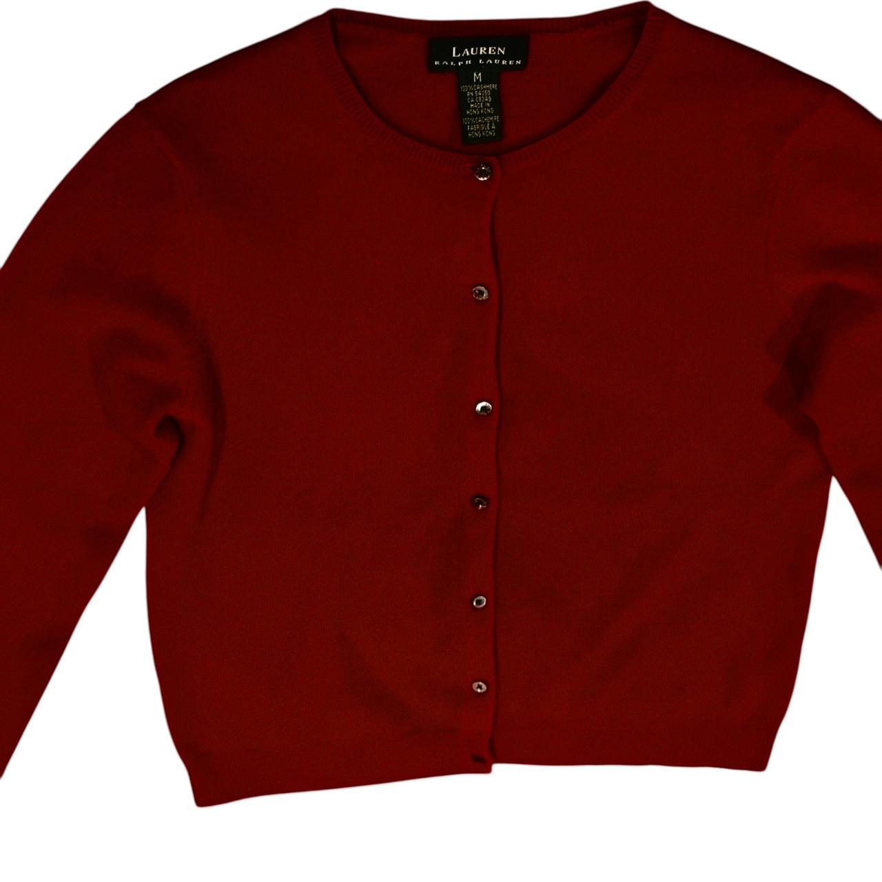 Women’s Ralph Lauren Deep Red Button Down 100%... | Depop