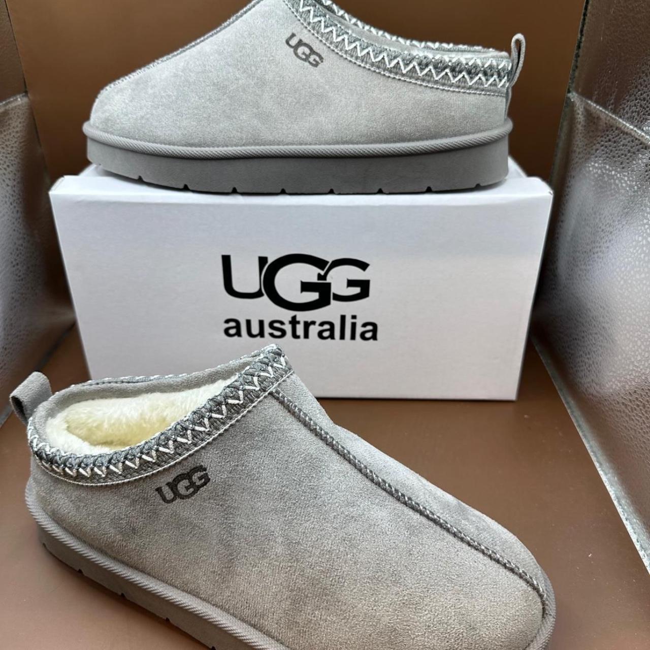 Grey UGG Australia Tasman slippers #UGG #Tasman ALL... - Depop