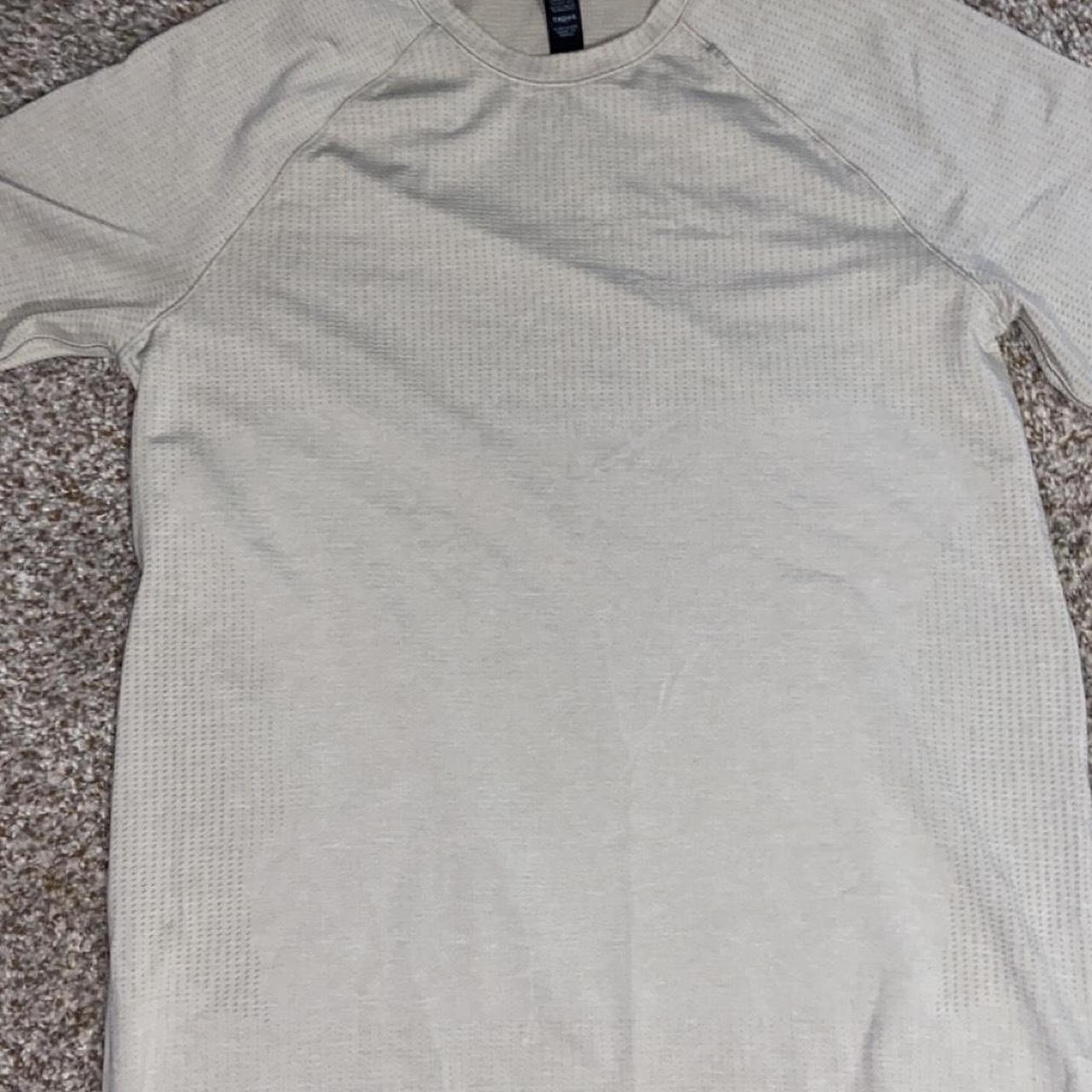 Large Tanish colored LuLuLemon Metal Vent Tech,... - Depop