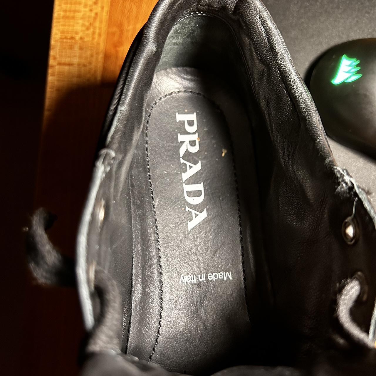 Prada low top black sneakers. Unisex but bought for... - Depop