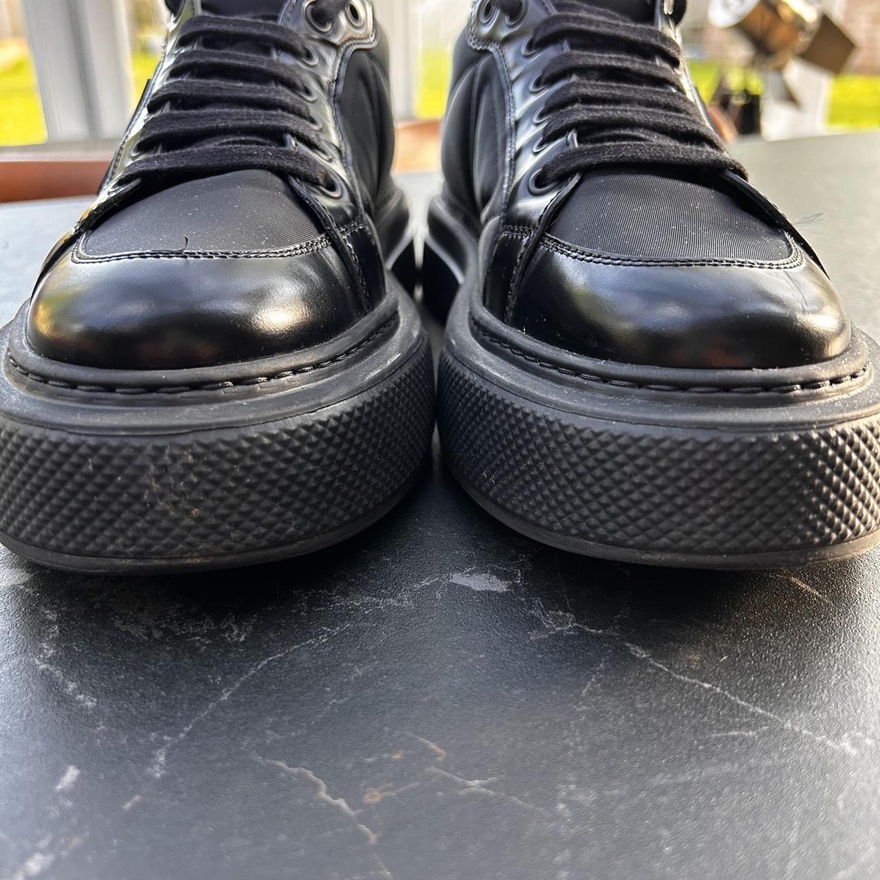 Prada low top black sneakers. Unisex but bought for... - Depop
