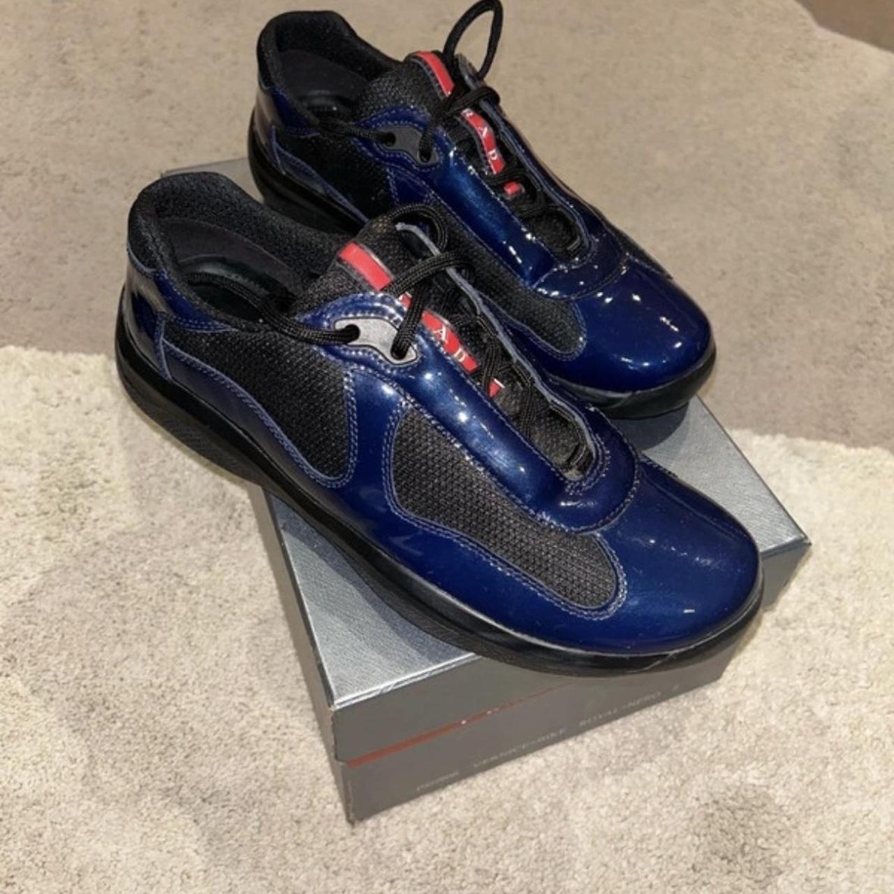 Prada americas cup trainers Like new immaculate... - Depop