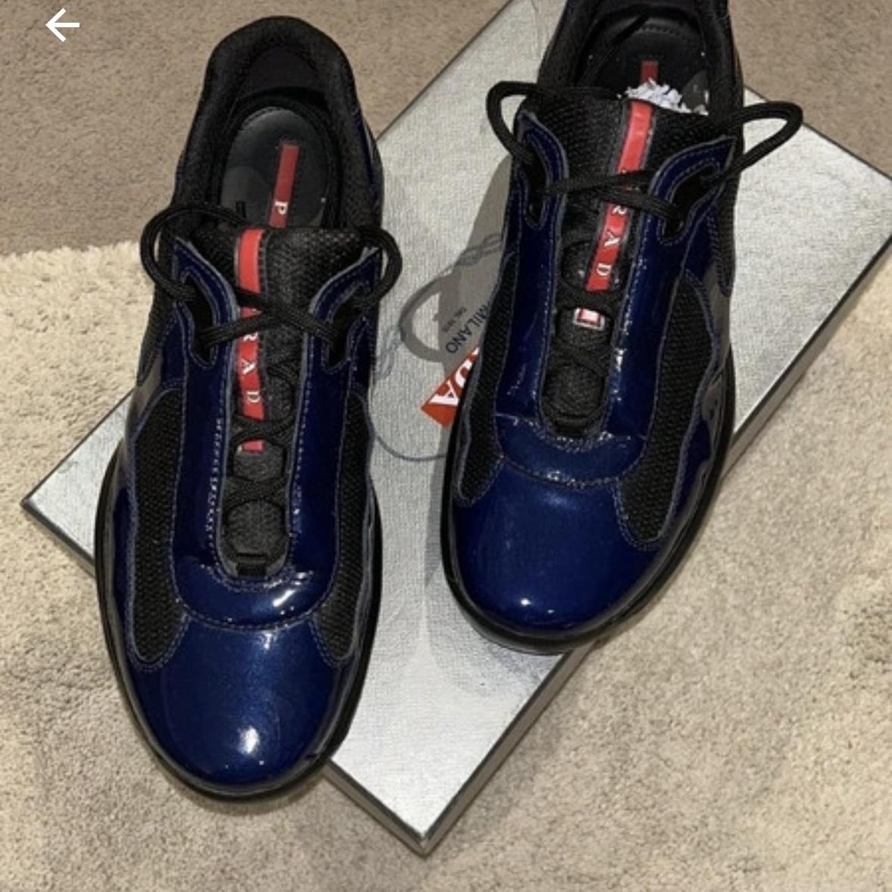 Prada americas cup trainers Like new immaculate... - Depop