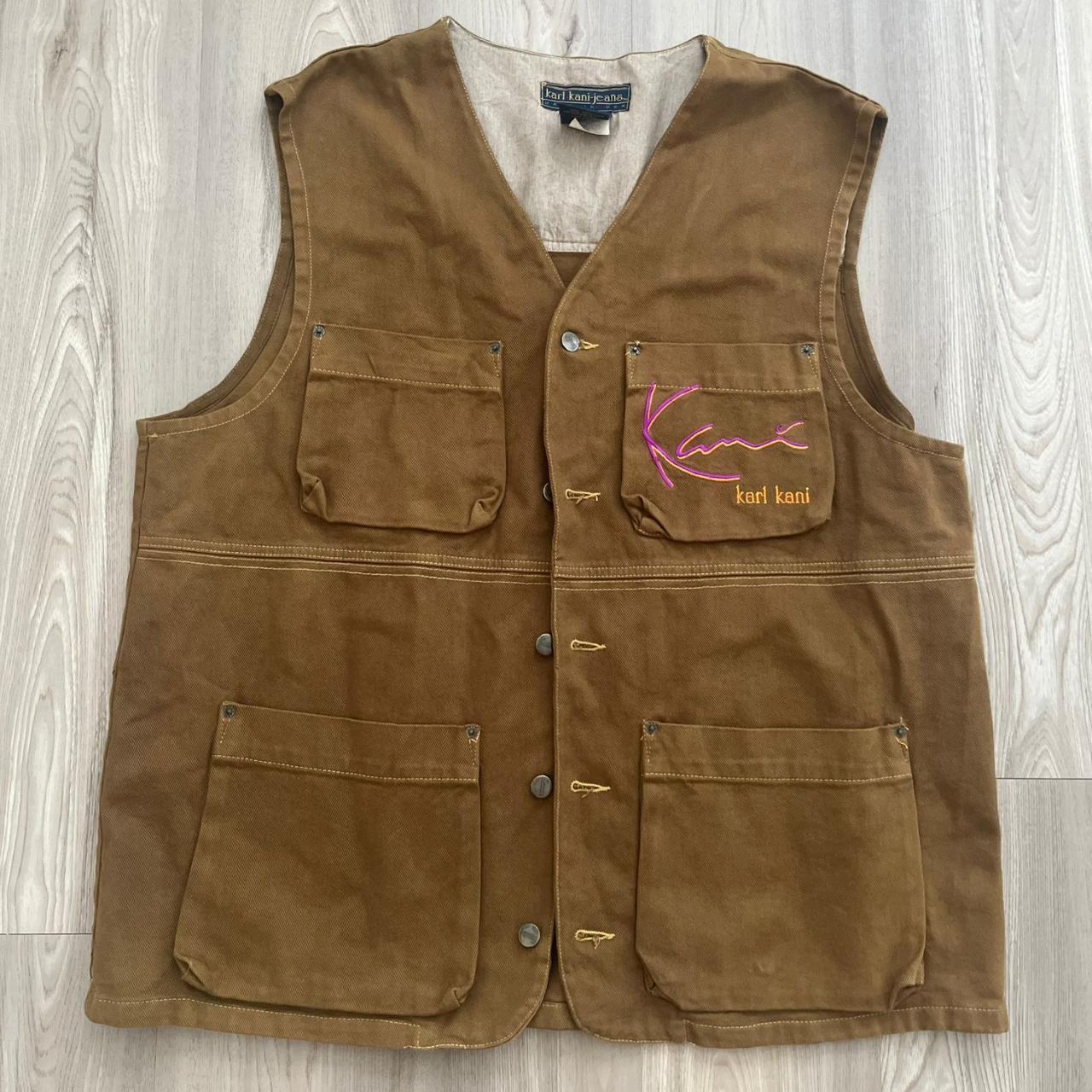 Karl Kani Vintage 1993 Gold Vest Medium GRAIL 💎 | Depop