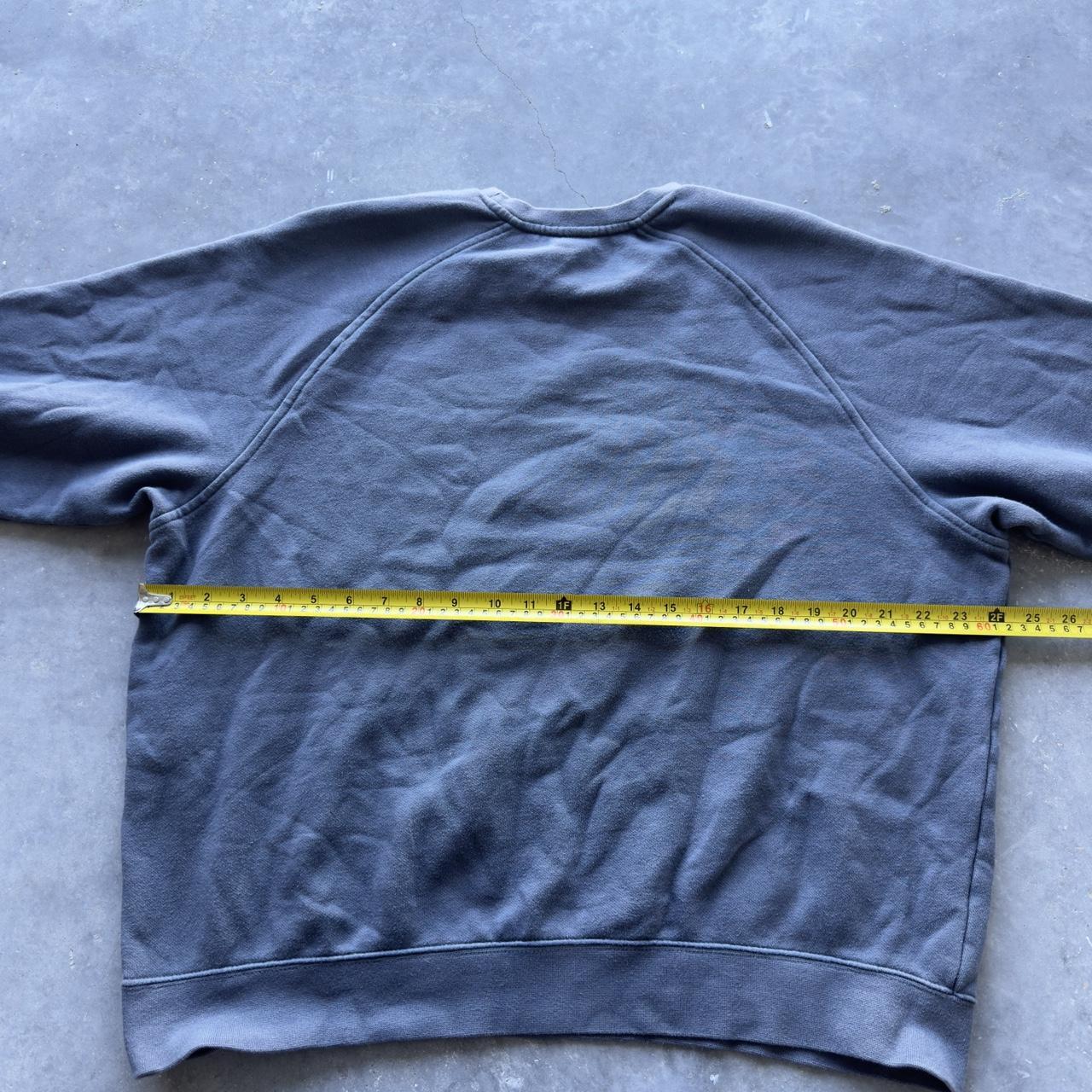 Vintage Y2K Nike Orange Swoosh Mens Large Pullover... | Depop