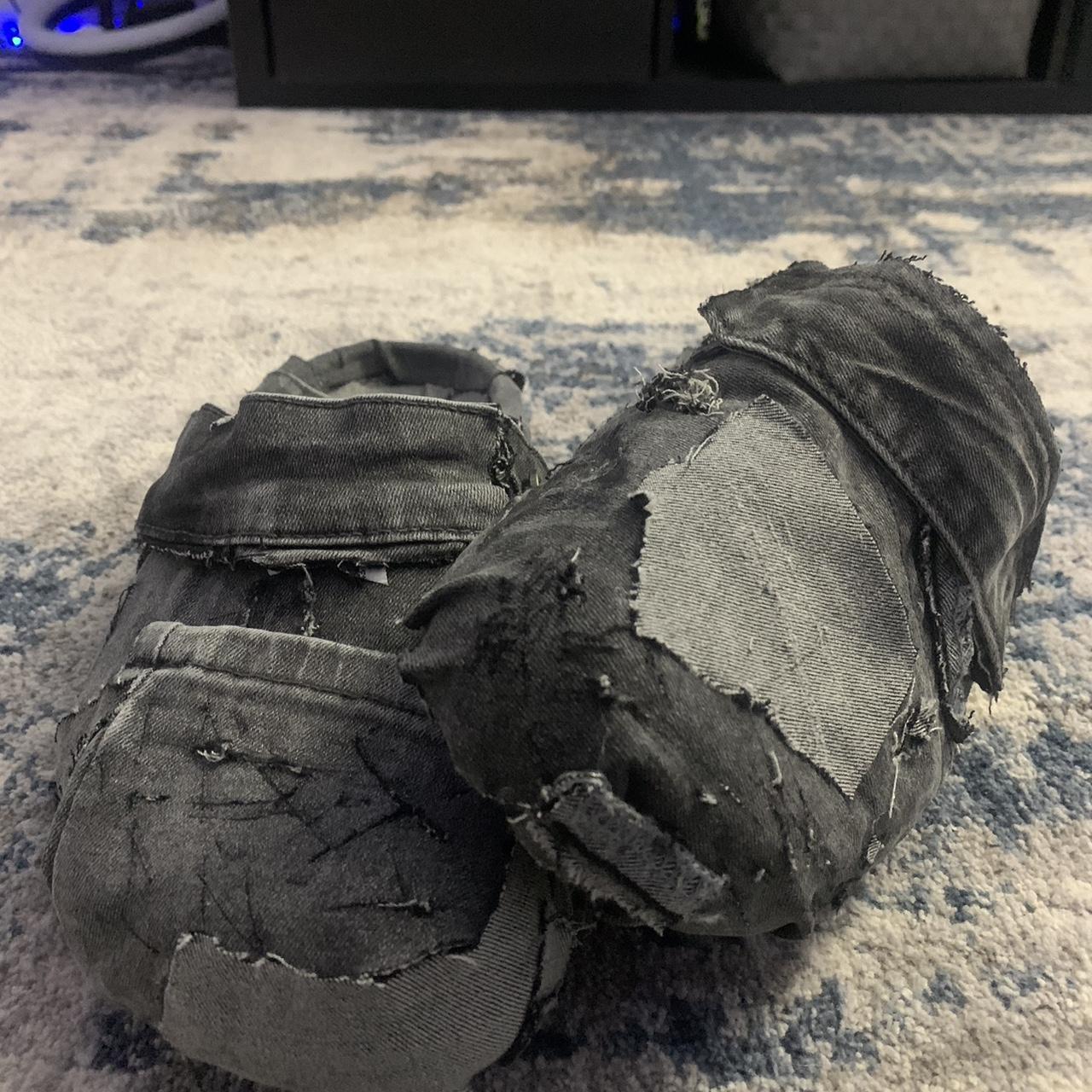 custom denim clogs - Depop