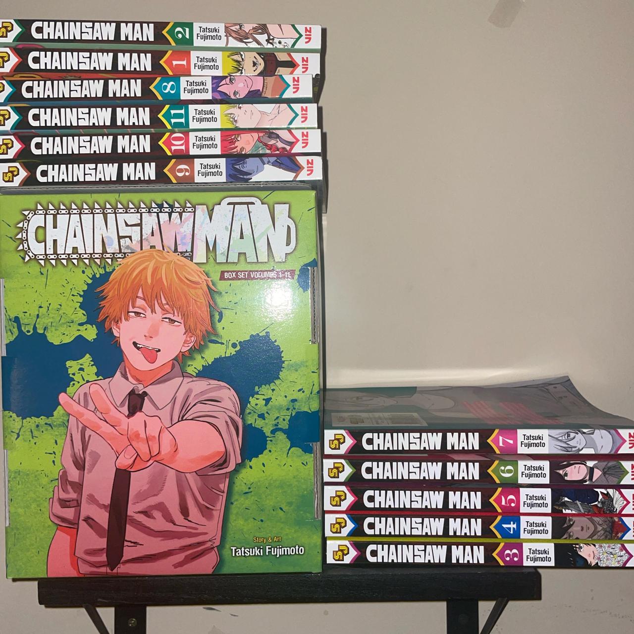 chainsaw man box set volumes 1-11 Comes with box All... - Depop
